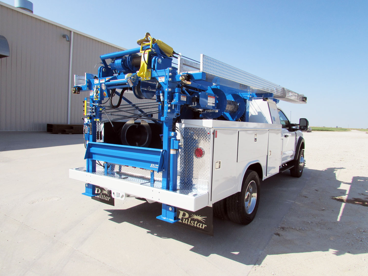 Beveridge Well Drilling Custom Built A Pulstar P12 Pump Hoist